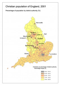 Census 2001 Maps of Religious Affiliation - British Religion in ...
